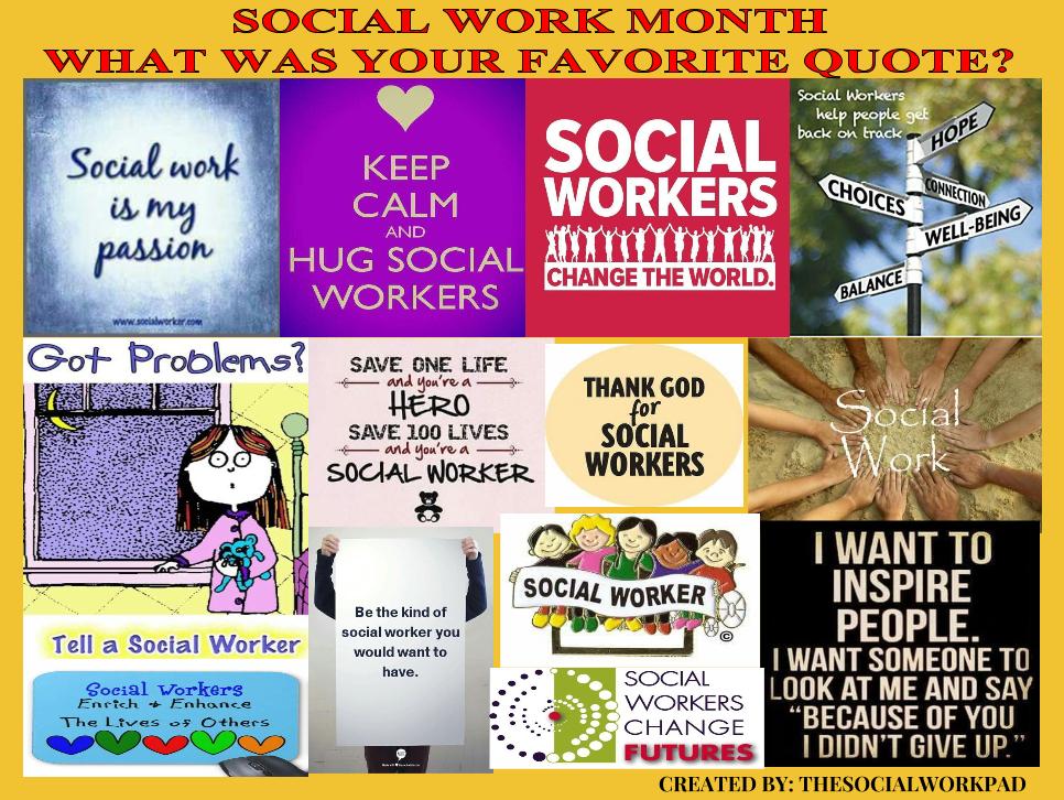 Social Work Month-A Shout Out To My Favorites | thesocialworkpad